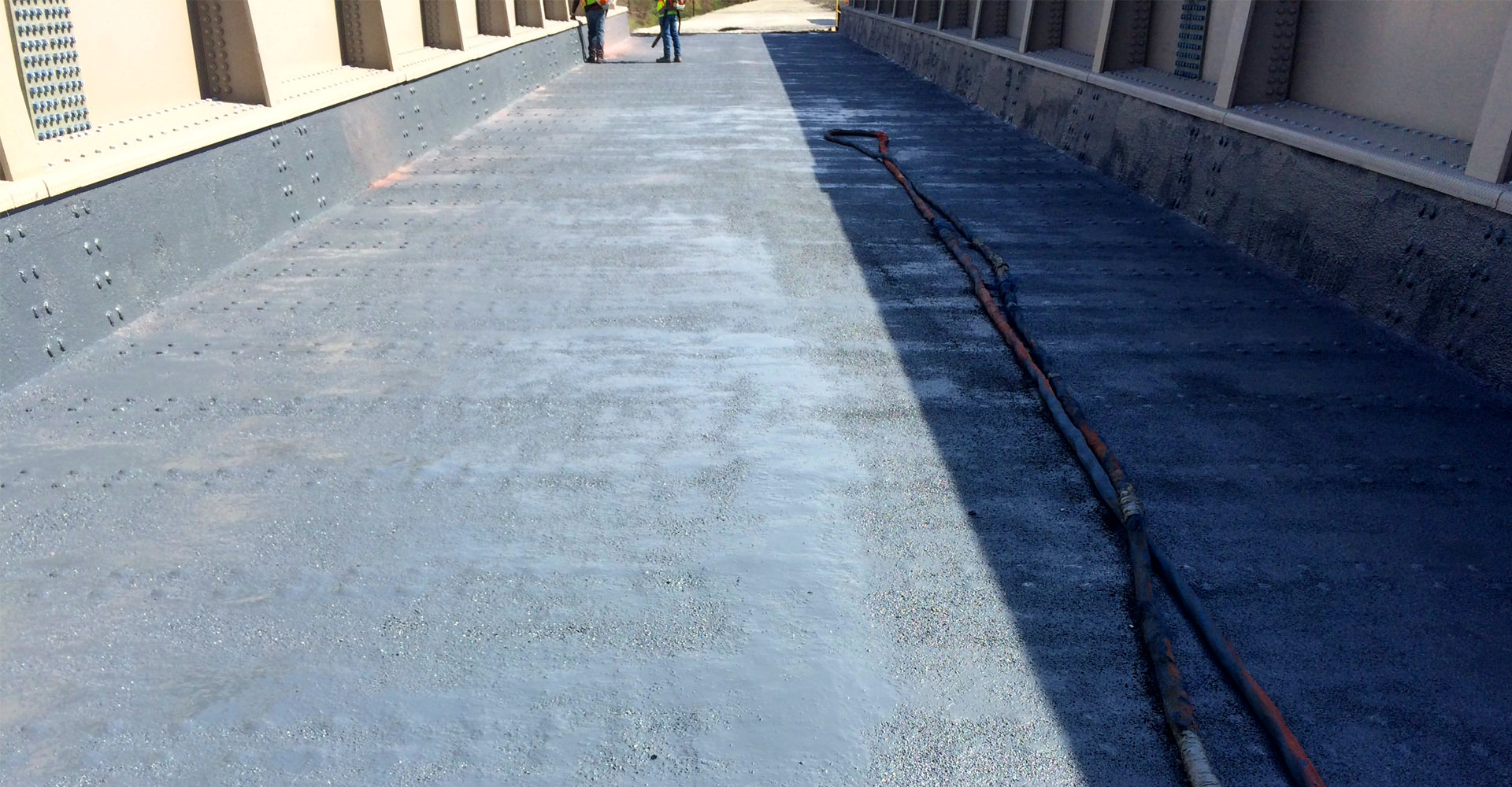 Sloped Ballast Mat - Bridge Preservation LLC